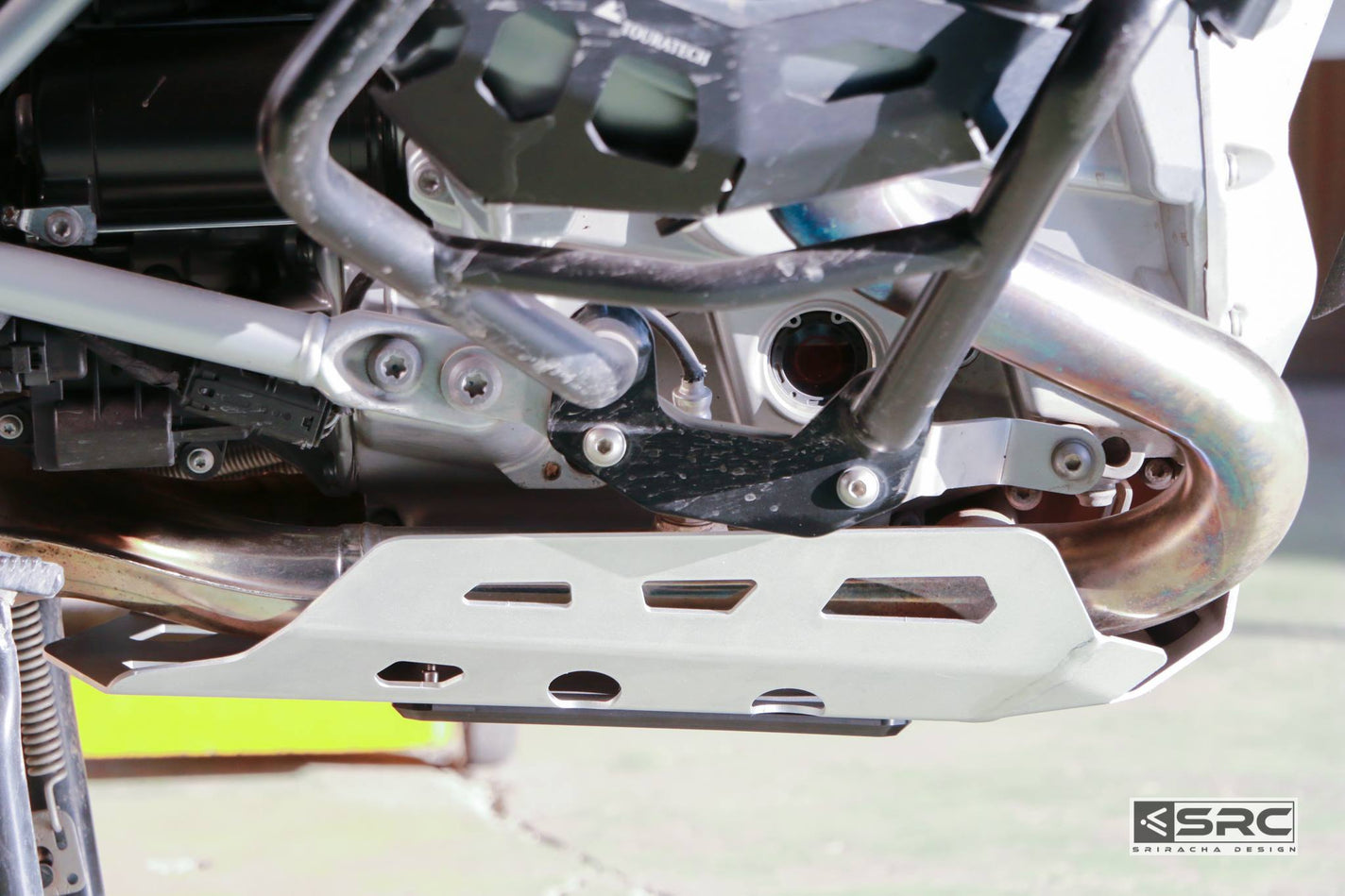 BMW R1200 GS Engine guard/Skid Plate – SRC Adventure Moto